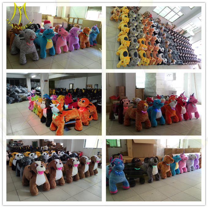 Hansel plush rideable animal toy animales montables electricos with ...